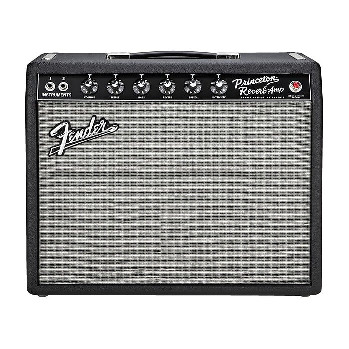 Fender '65 Princeton Reverb Combo Amp - Black - Display Model | Reverb