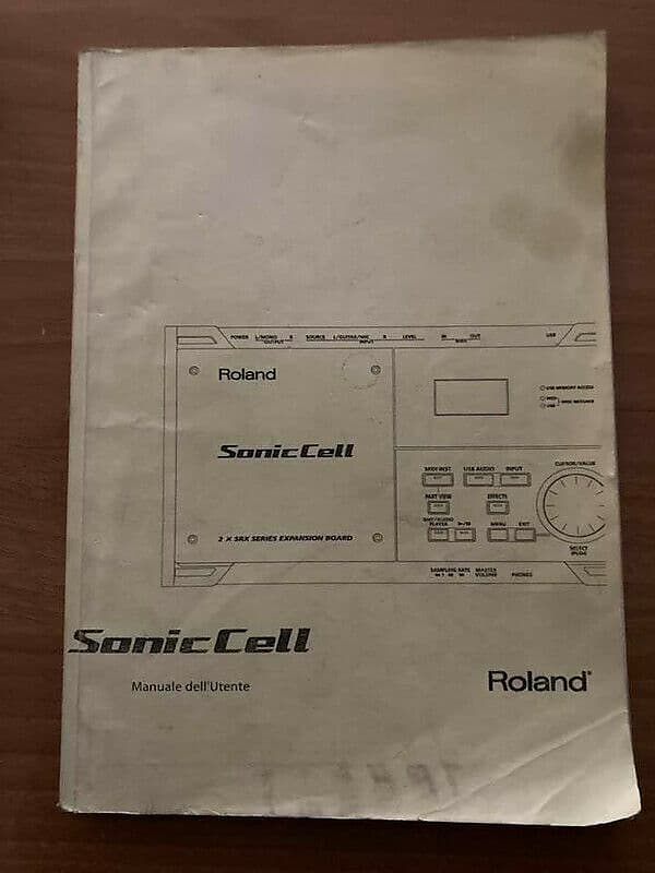 Manuale D'uso Roland Sonic Cell | Reverb