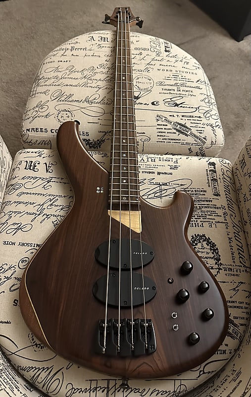 Sandberg Custom 4 String Bass - Natural Walnut | Reverb