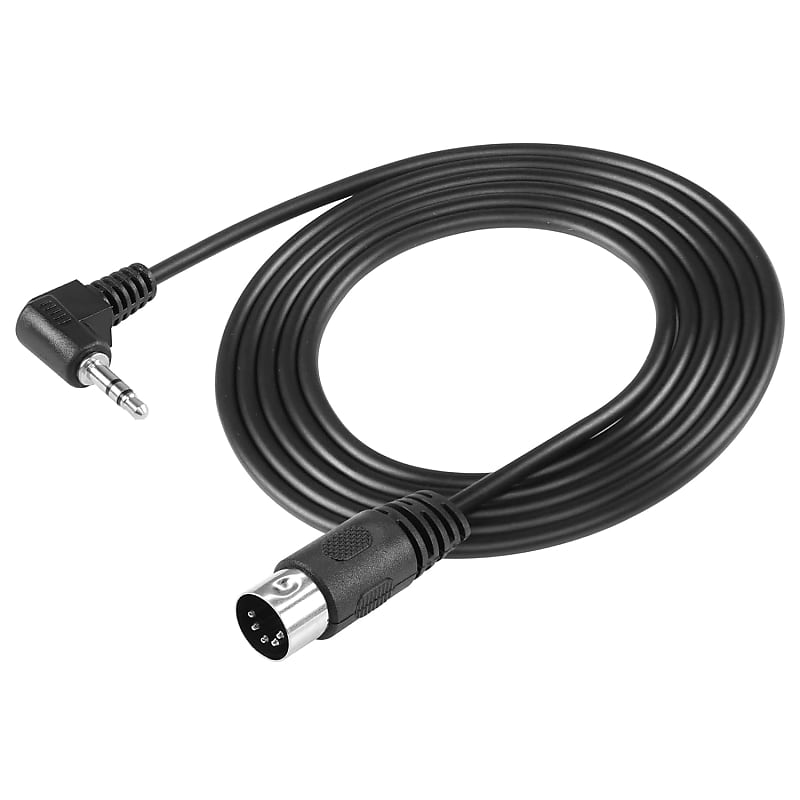 5-Pin Din Male Cable, 5 Pin Din Midi To 90 Degree | Reverb