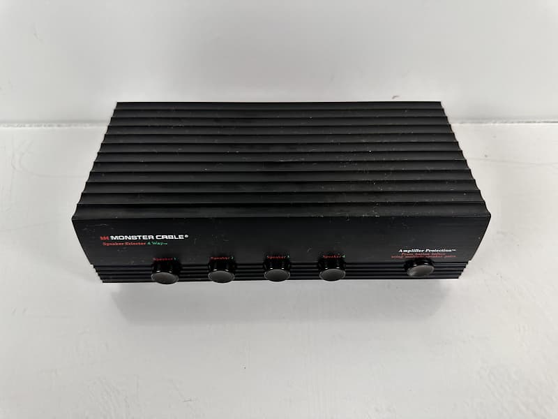 Monster Cable 4 Way Speaker Selector With Amplifier | Reverb UK