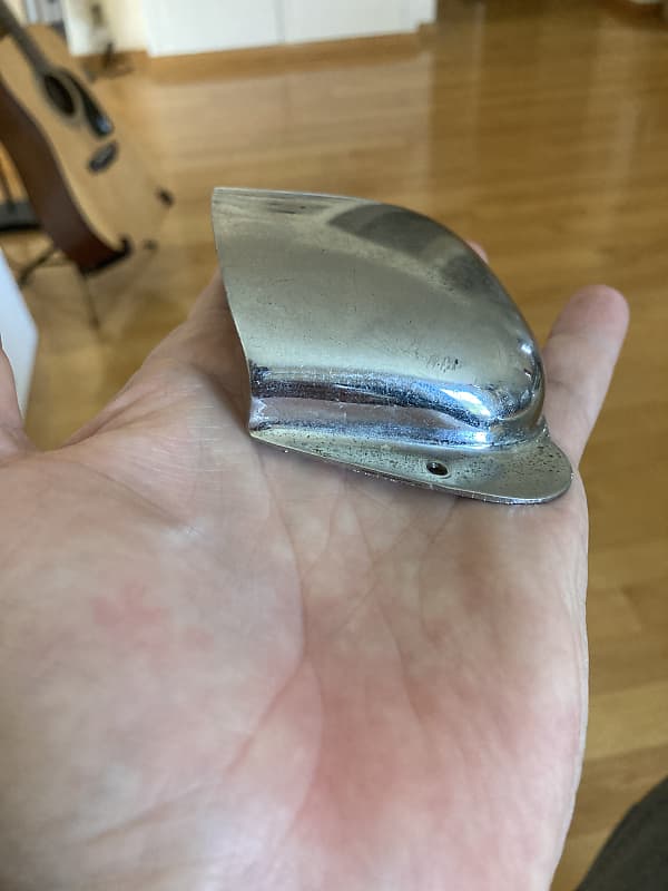 Vintage Fender Precision P-Bass Bridge Cover late 50's/early | Reverb