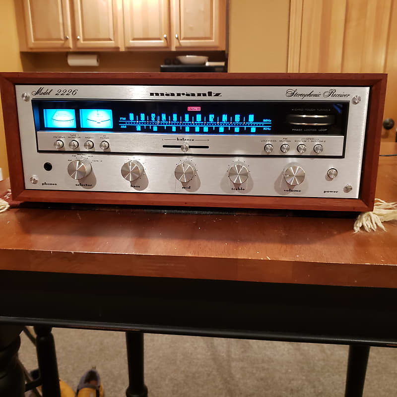 Marantz 2226 Full Restoration and Beautiful Walnut Cabinet | Reverb