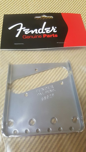Fender '52 Lefty Tele 3-Saddle Guitar Bridge Plate Pat. Pend. | Reverb