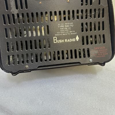 BUSH DAC70 1960,S VINTAGE VALVE RADIO RECENT Untested . | Reverb UK