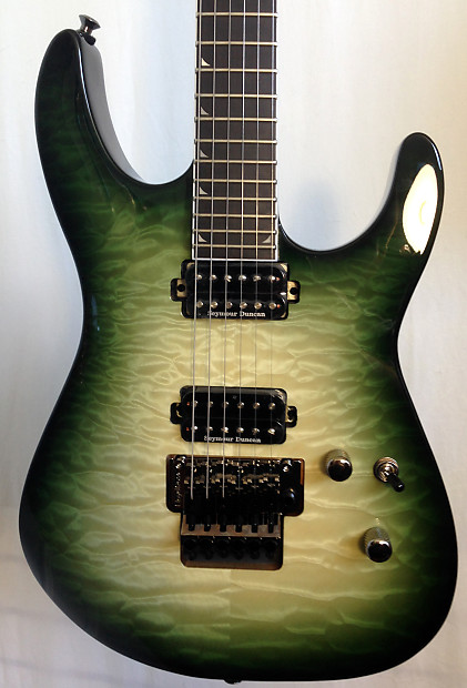 Jackson Pro Soloist Sl2Q MAH Electric Guitar Alien Burst | Reverb