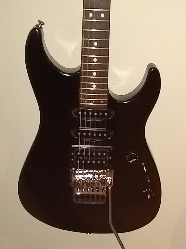 Black Fender Showmaster, made in USA | Reverb