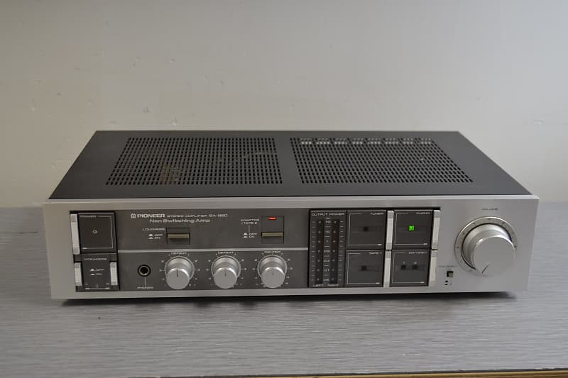 Pioneer SA-950 Stereo Integrated Amplifier * 70W RMS * 1984 | Reverb