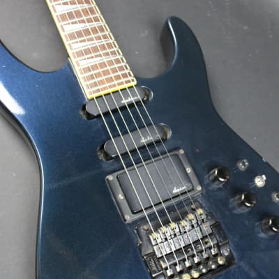 1986 Original first year Charvel Jackson Model 6 cobalt blue | Reverb