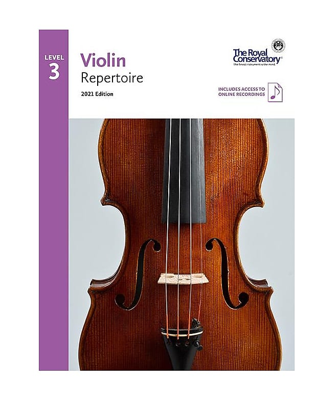 RCM 2021 Edition Violin Repertoire Level 3 VLR03 | Reverb Canada