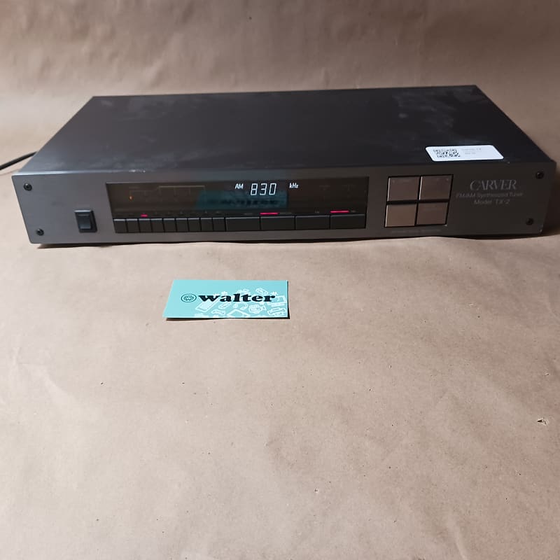 Carver TX-2 Tuner 1984 - Grey | Reverb