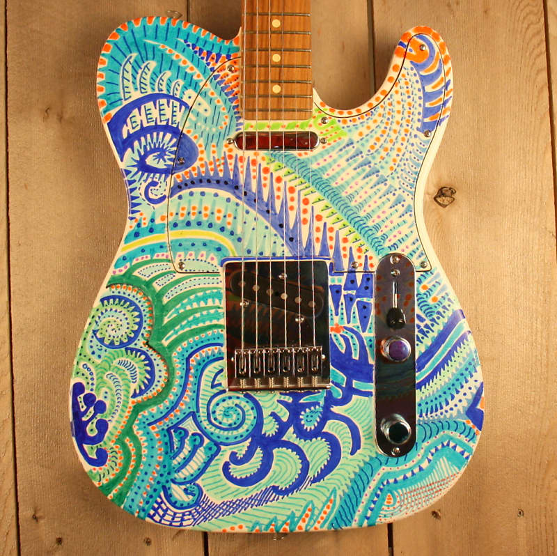 Fender Custom Art guitar Player Telecaster W/hardcase | Reverb