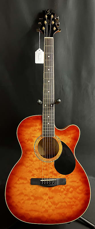 Samick Greg Bennett OM100QC Orchestra Cutaway Acoustic Guitar | Reverb