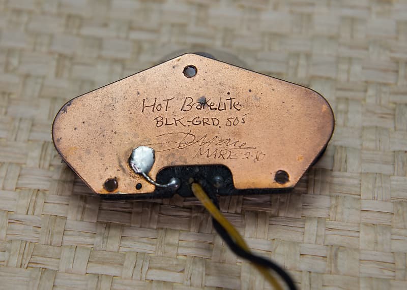 Don Mare Hot Bakelite Telecaster Bridge 2010 | Reverb