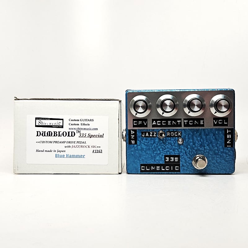 used Shin's Music Dumbloid 335 Special Blue Hammer, Mint | Reverb