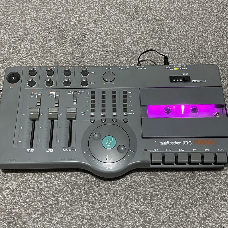 [Very Unique!] Fostex XR3 Multitracker 4 Track Analog | Reverb