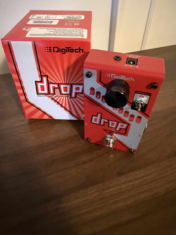 DigiTech Drop Compact Polyphonic Pitch-Shifter 2010s - Red | Reverb