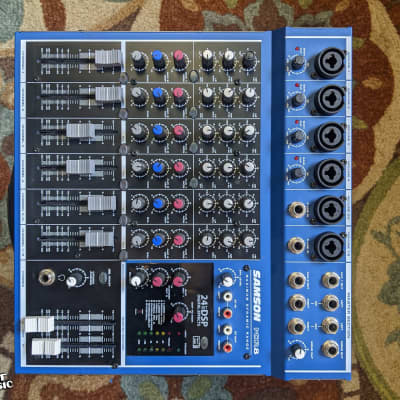 Samson MDR8 8-Channel Stereo Mixer w/ Power Supply | Reverb