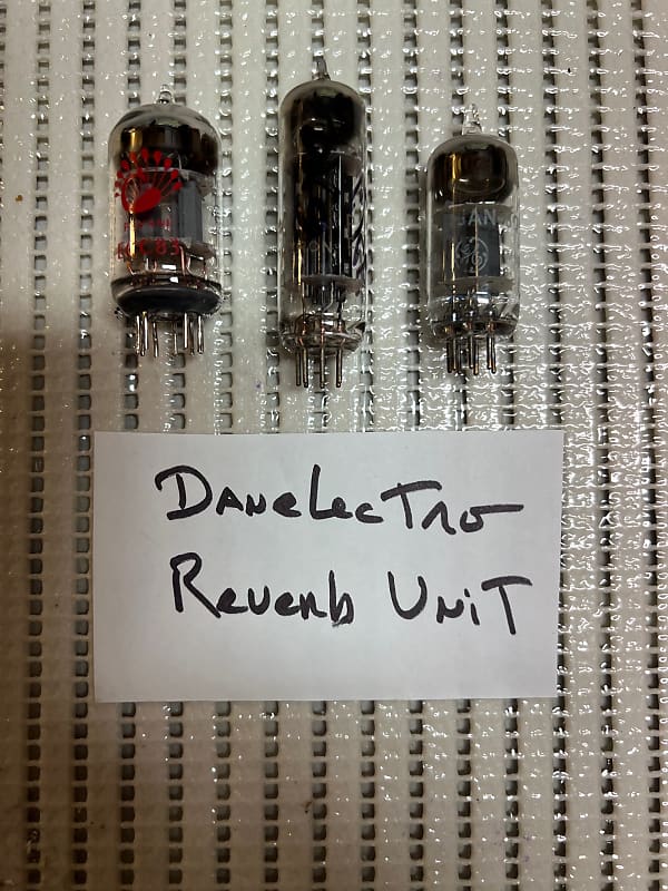 Danelectro Reverb Unit Vintage tubes package (3tubes) | Reverb