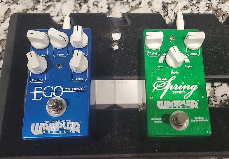Wampler Ego Compressor Large Logo & FAUX Spring Reverb | Reverb