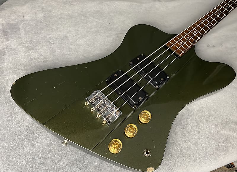 Greco Thunderbird Bass Tb 55 Green Rare Mij 1987 Reverb Australia