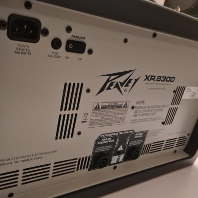 PA System Peavey XR8300 Powered Mixer - Black | Reverb UK