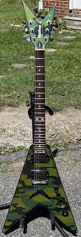 2004 Washburn Dimebag Darrell Signature Dime V Camouflage | Reverb