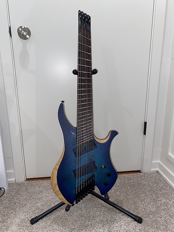Agile Chiral nirvana 8 string headless multiscale guitar | Reverb