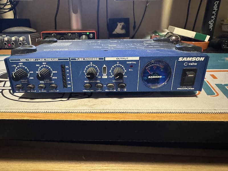 Samson C-valve Tube Mic PreAmifier - Blue/Gray | Reverb