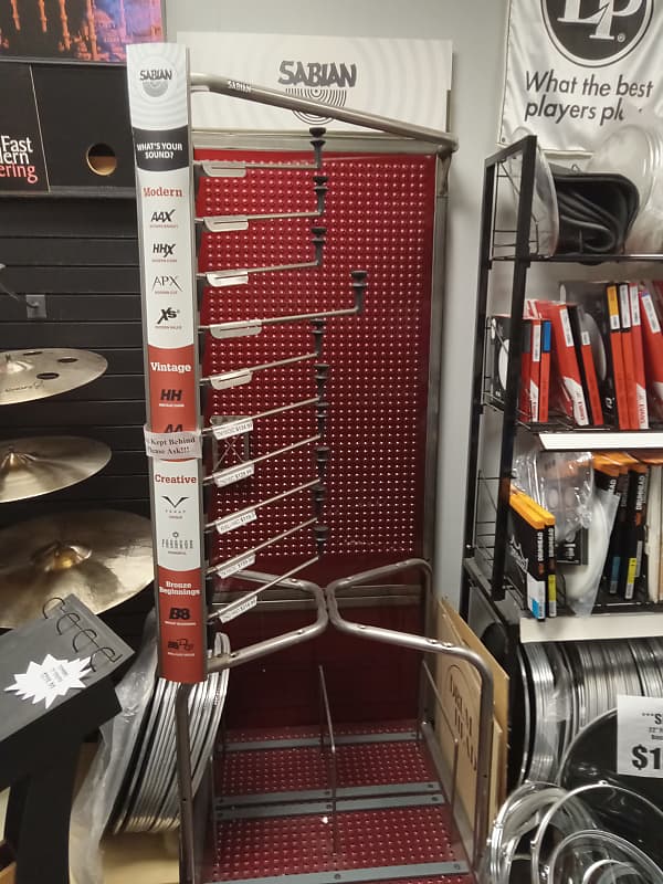 Sabian Cymbal Store Display | Reverb