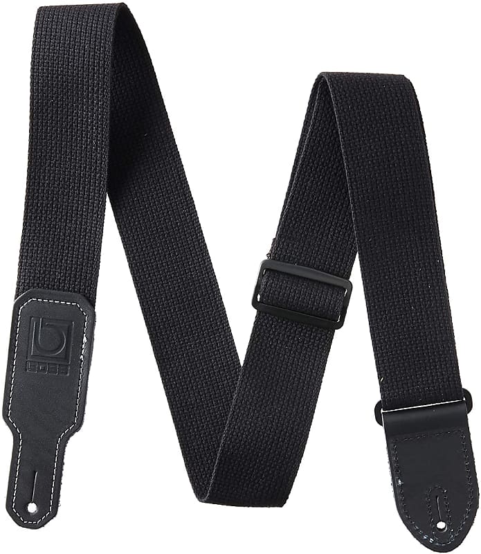 Boss BSC-20 2-Inch Cotton Guitar Strap - Black | Reverb