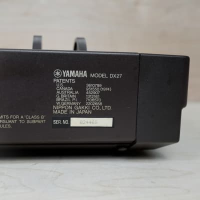 Yamaha DX27 61-Key Digital Programmable Algorithm | Reverb Canada