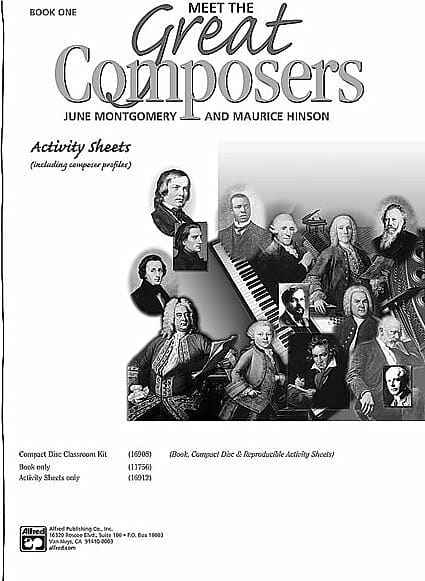 Meet the Great Composers: Activity Sheets, Book 1: Including | Reverb