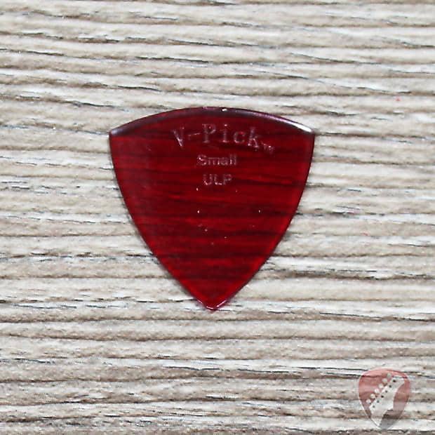 V-Picks Ruby Red Small Ultra Lite Pointed .80mm | Reverb