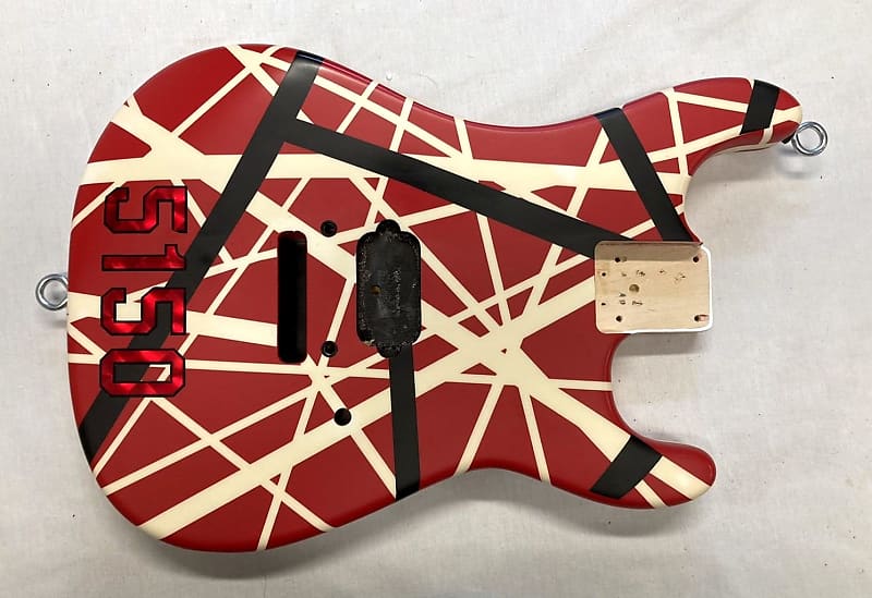 EVH STRIPED SERIES 5150 FLOYD ROSE BODY WITH BACK CONTROL | Reverb