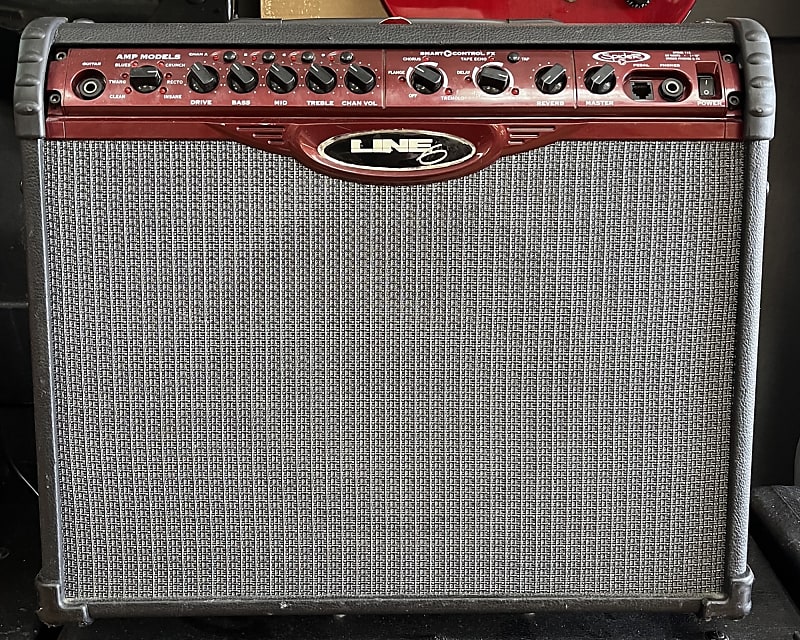 LINE 6 SPIDER 112 RED FACE 50 WATT COMBO AMP W/FX (USED) | Reverb