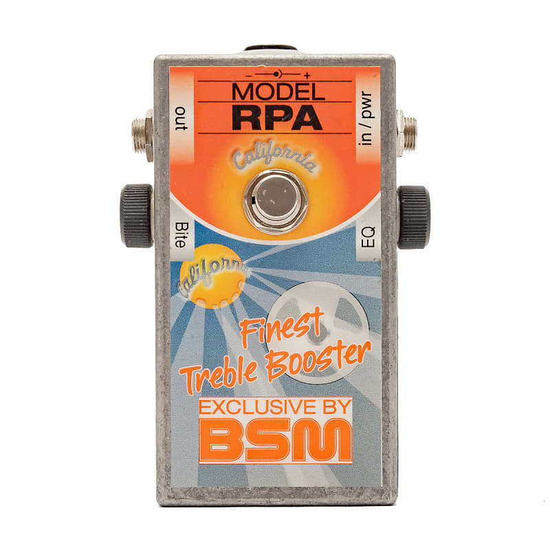 BSM - Model RPA California Finest Treble Booster- Guitar | Reverb