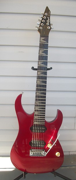 Cort Solo Red 7 String Electric Guitar w/ used gig bag | Reverb