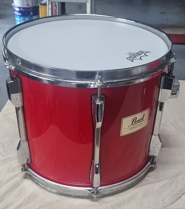 Pearl Session Elite 12" x 10" Rack Tom 1991 - Coral Red | Reverb