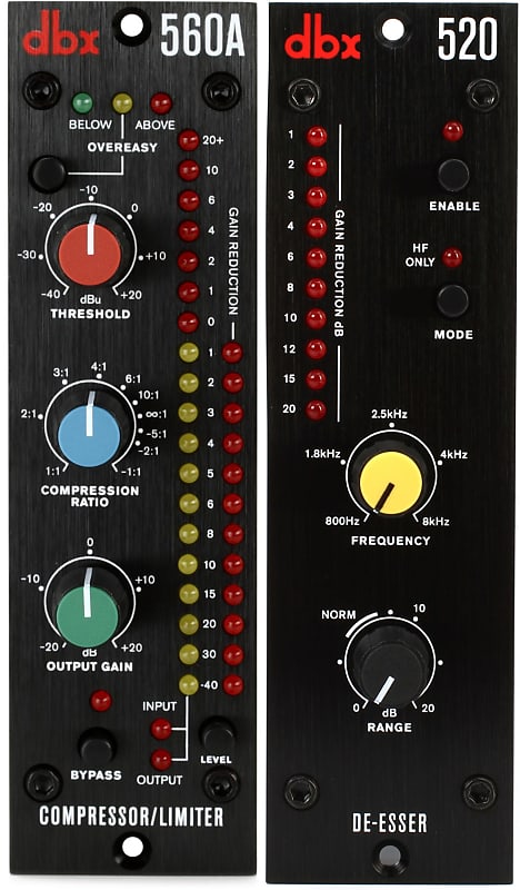 dbx 560A 500 Series Compressor/Limiter Bundle with dbx 520 | Reverb
