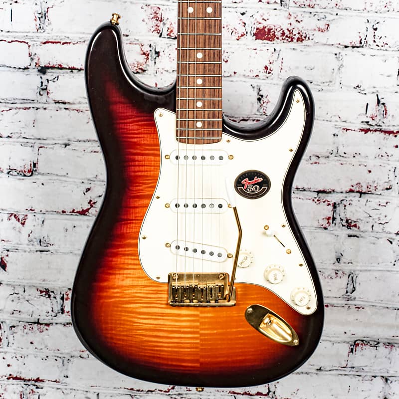 Fender - 50th Anniversary L.E. Stratocaster, Flamed Maple | Reverb