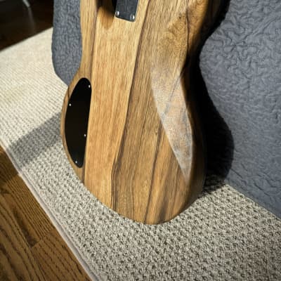 *LOADED BODY* Gorgeous Warmoth Black Korina Mooncaster | Reverb