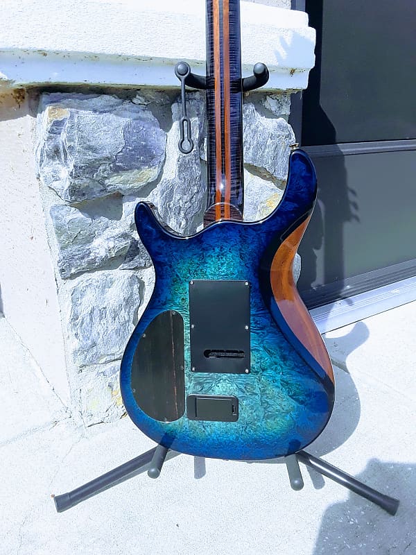 Kiesel KSE CT624 2016 Burl blue burst | Reverb