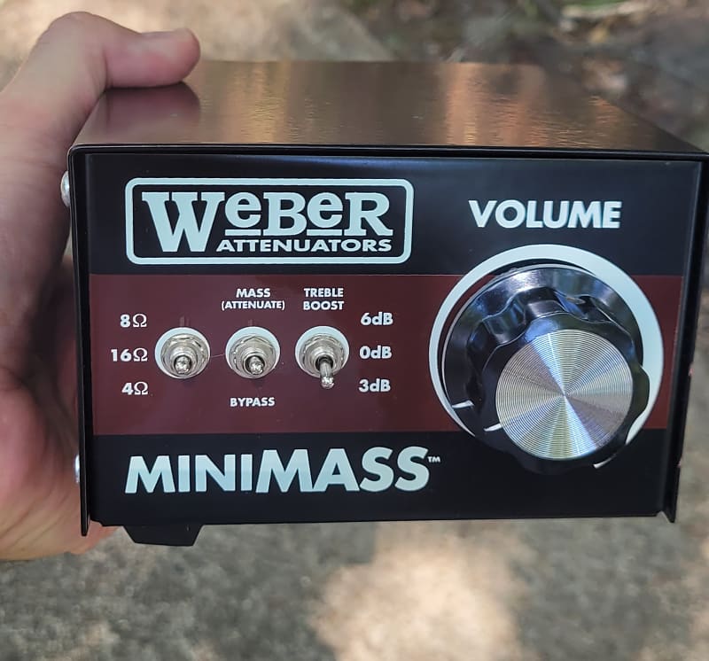 Weber Mini mass 50 watt attenuator Black | Reverb