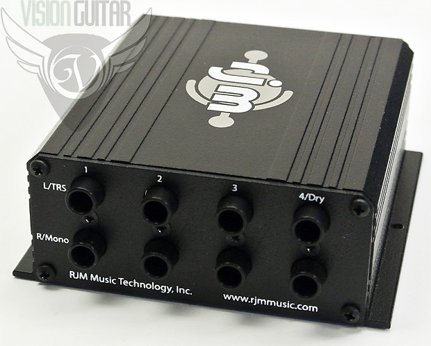 NEW! RJM Music Technology Mini Line Mixer - Combines 4 Inputs | Reverb