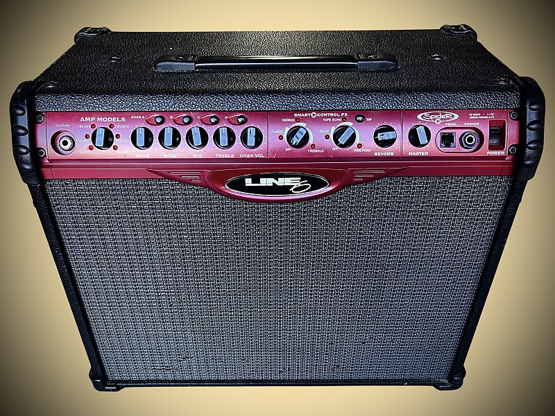 Rare Vintage Red-Face Line 6 Spider i 112 Modeling Tubetone | Reverb