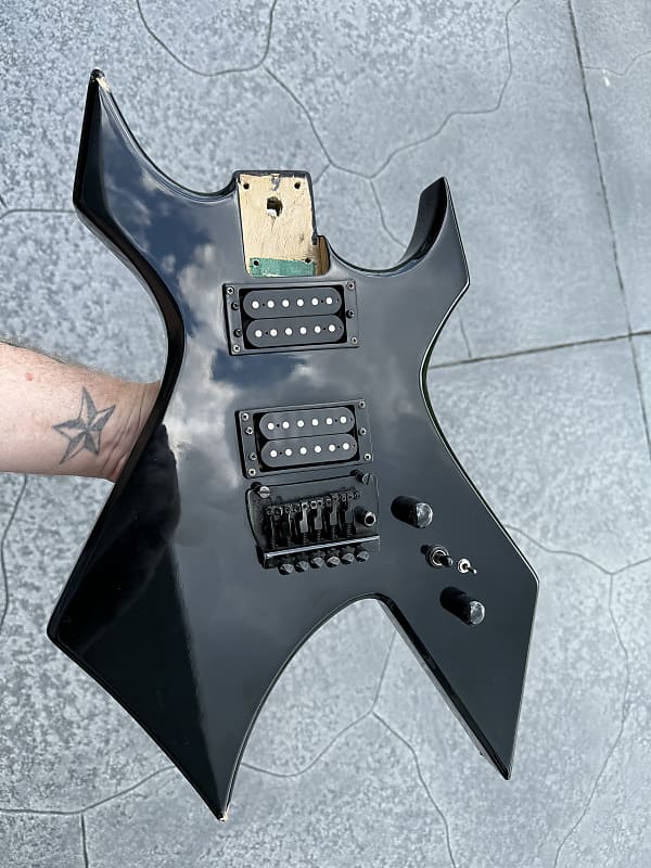 B.C. RICH WARLOCK Platinum 1989 - Floyd Rose (NON | Reverb