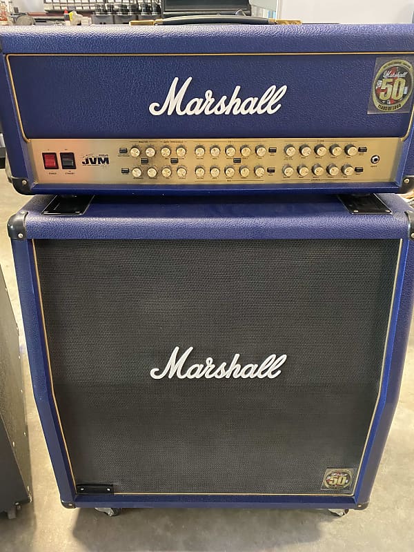 Marshall JVM 410HJS 2020ish - Satriani Blue Tolex | Reverb