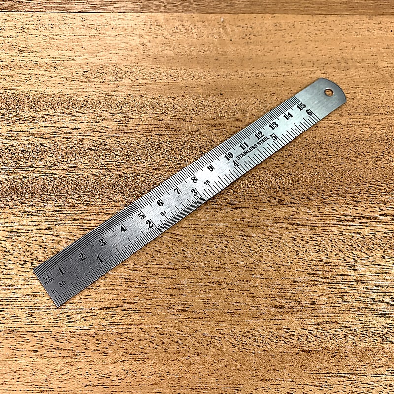 Steel Ruler 6-inch - Luthier - CE-1447.6 | Reverb
