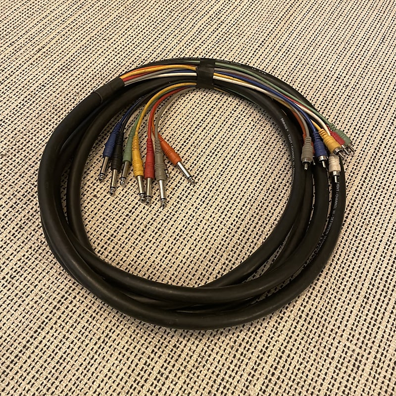 Hosa 13’ Unbalanced TS to RCA Snake | Reverb